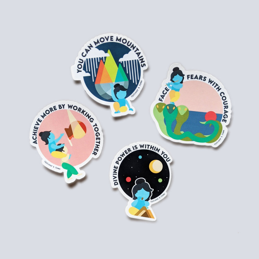 'Kanaiya' Sticker Pack – Vichaar & Prem