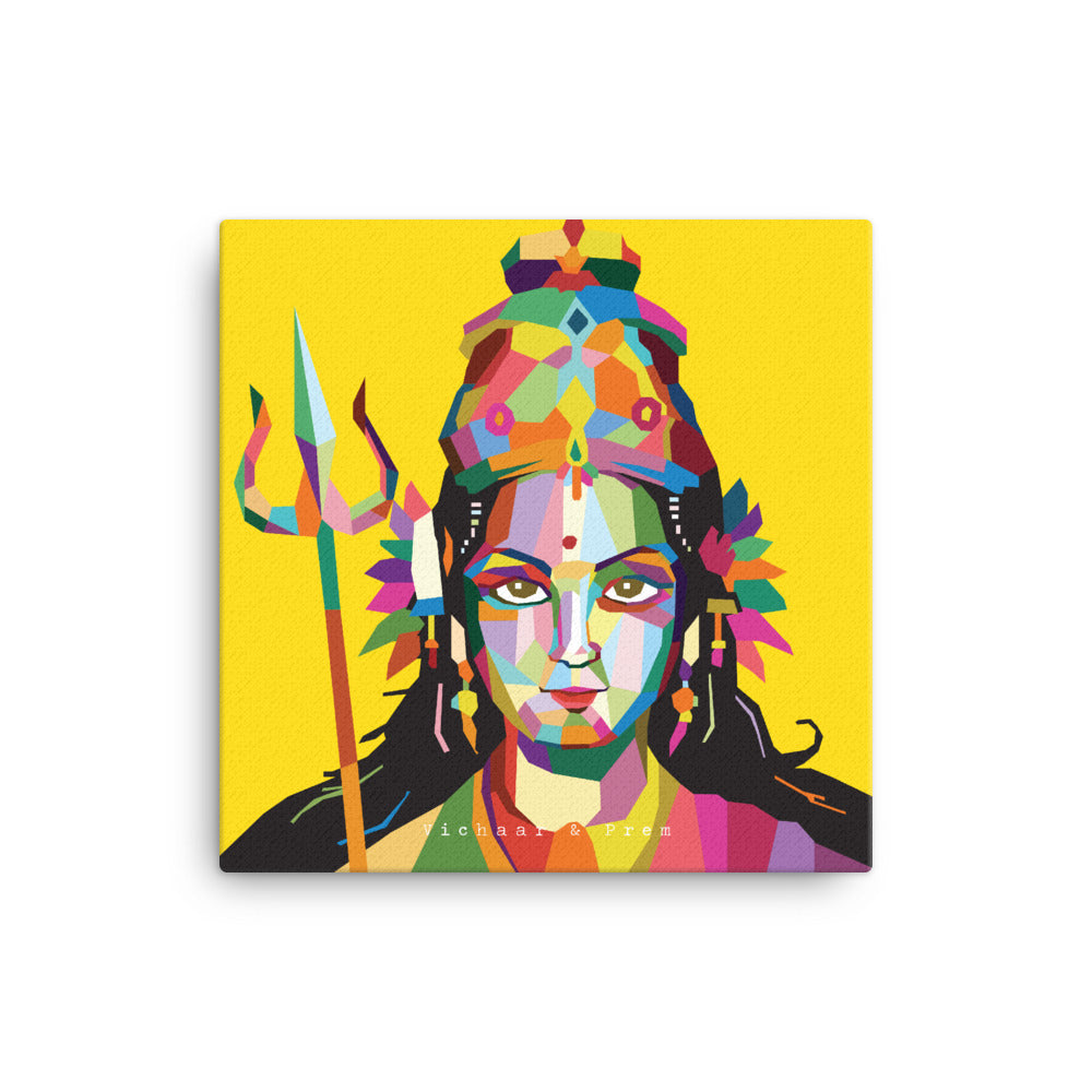 Parvati Pop Art Canvas Print – Vichaar & Prem